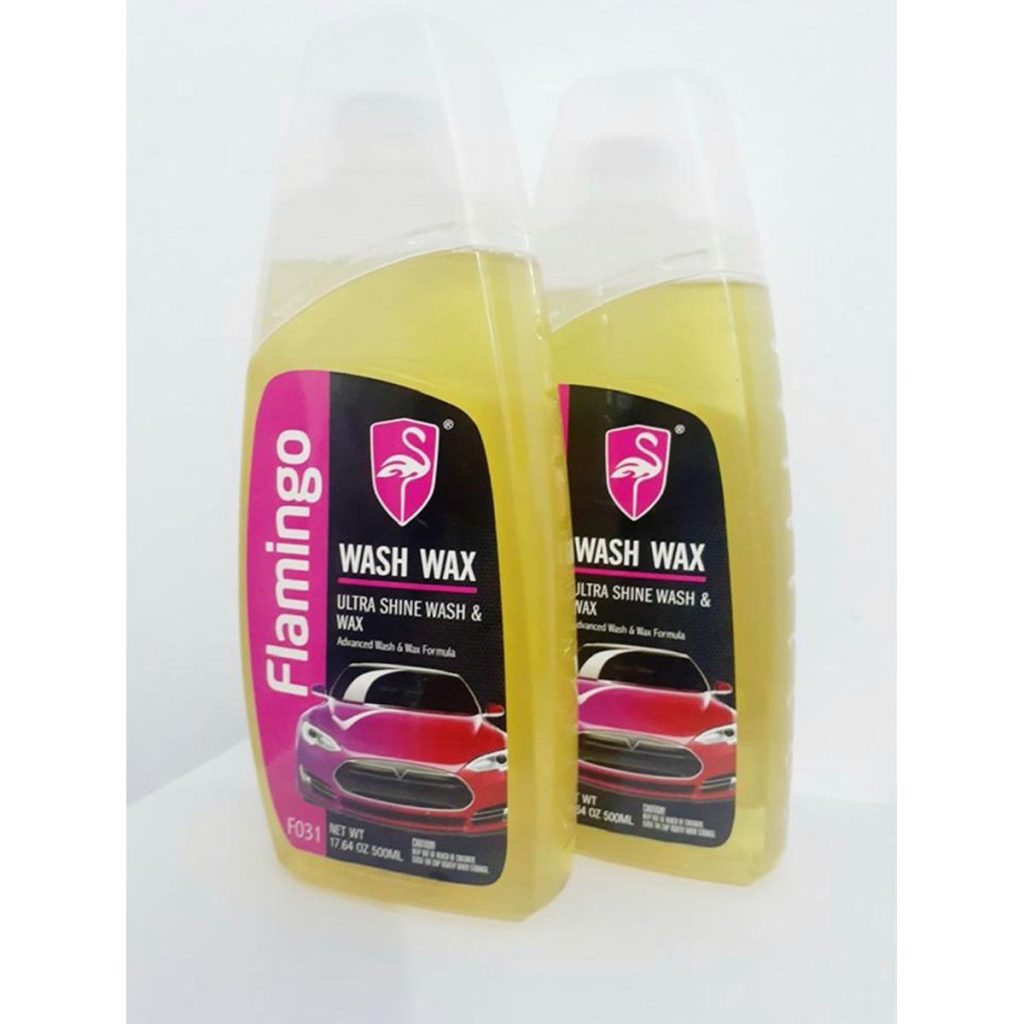 New Flamingo Car Wash Wax Shampoo – 1pcs – CarPlus