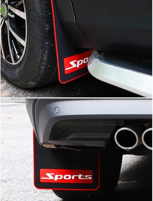 Car Silicon Rubber Mudguard 4PCS – Universal Fit, Flexible Design and ...